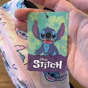Disney | Accessories | Disney Stitch Kids Backpack Pink And Blue | Poshmark